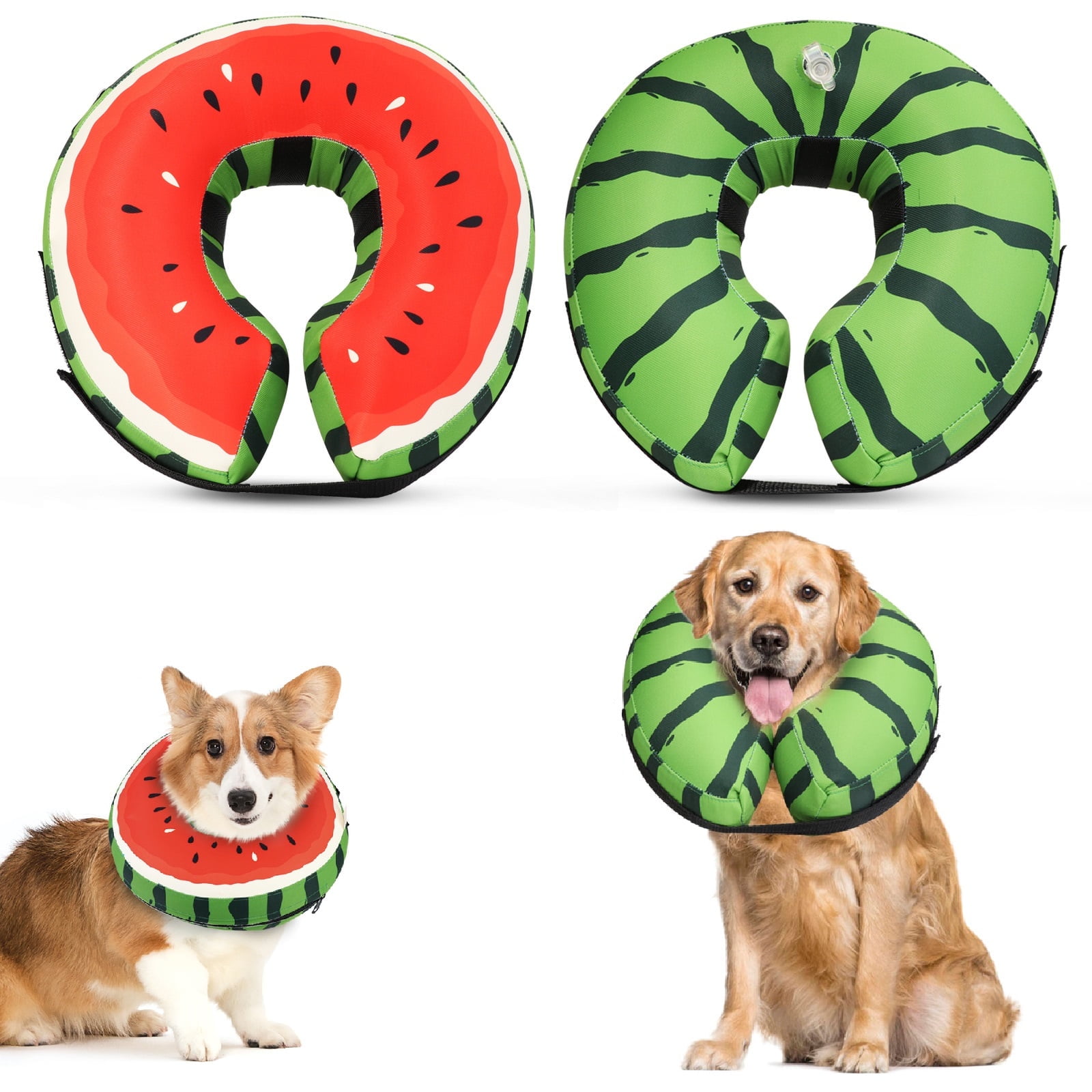 MAXLAPTER Protective Inflatable Dog Cone after Surgery,XL Size Soft ...