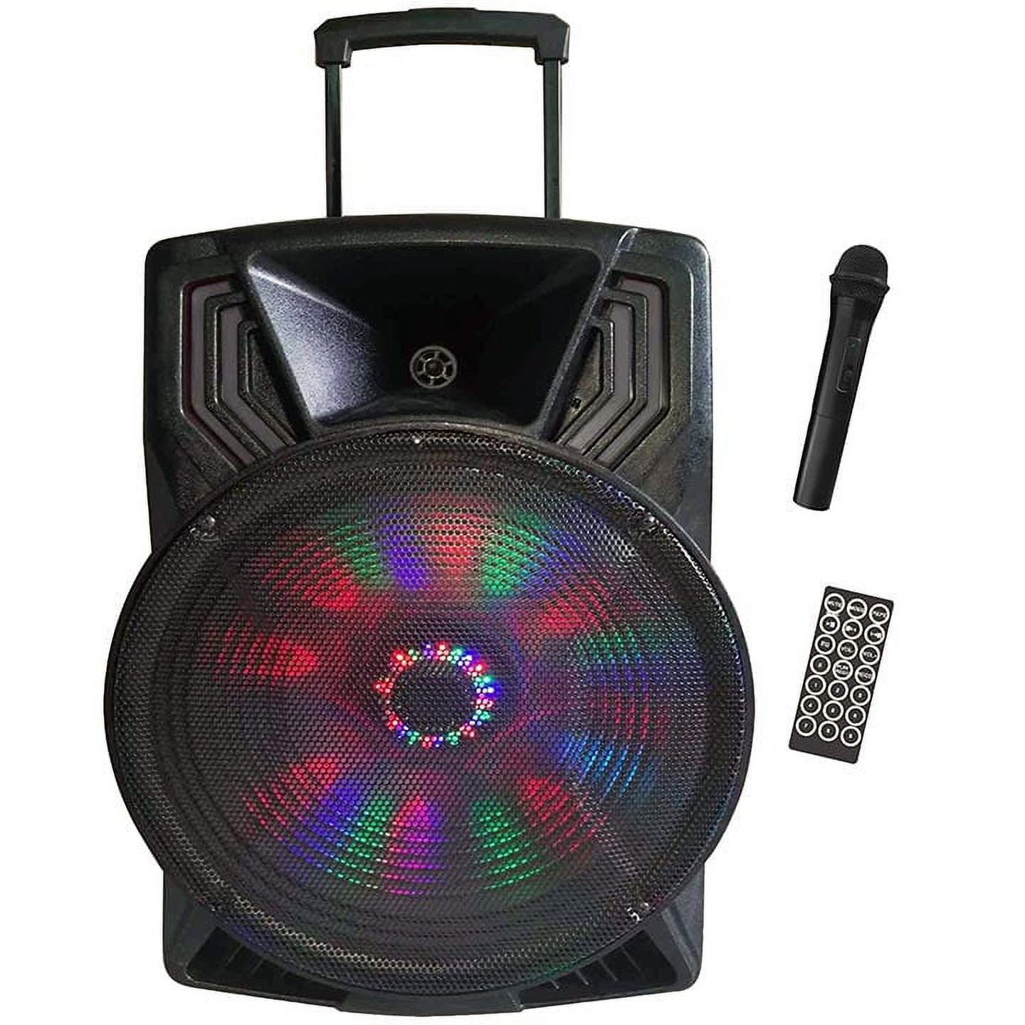 MaxPower MPD156L Single 15 in. Woofer with Built in Rechargeable ...