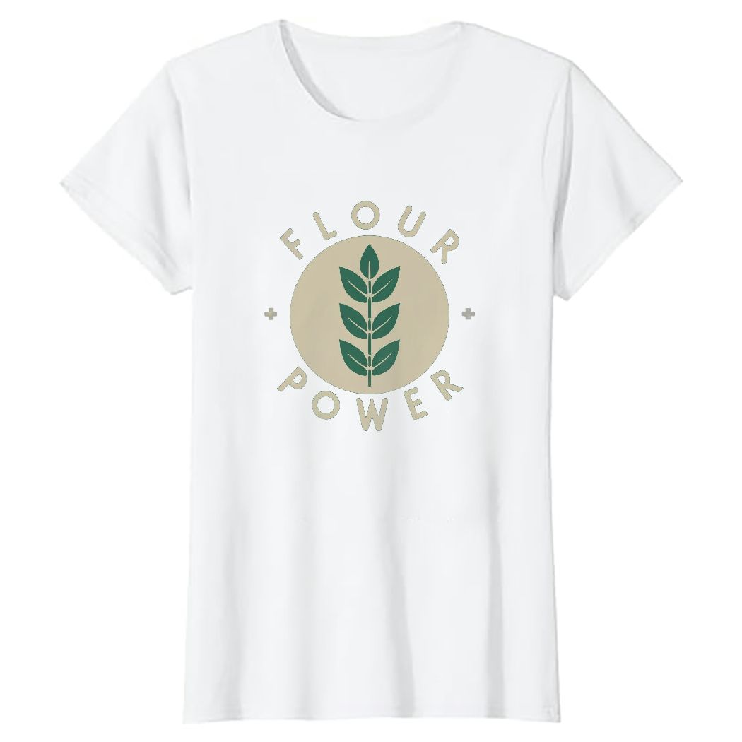 MAXPRESS Cool Baking Art For Men Women Flour Power Bread Cookie Baker T ...