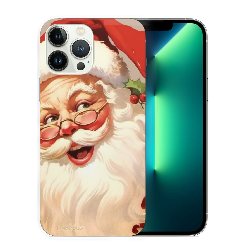 MAXPRESS Cute Christmas Santa Claus Phone Case Compatible with iPhone ...