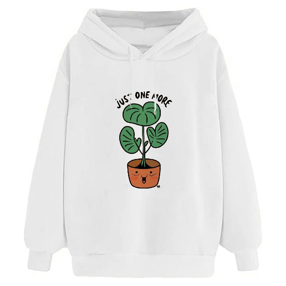 MAXPRESS Just One More Plant Gardening Plant Lover Pullover Hoodie ...
