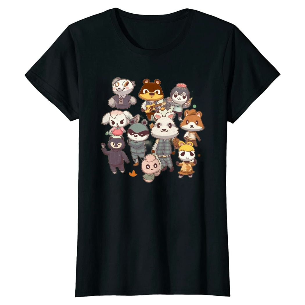 MAXPRESS Mens Animal Crossing Shirt - Tom Nook, Mr Resetti, K.K. Slider, Isabelle, and Baabara ...