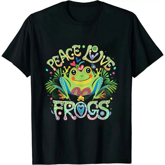 MAXPRESS Peace Love Frogs Lover Frog Kids Girls Women T-Shirt - Walmart.com MAXPRESS Peace Love Frogs Lover Frog Kids Girls Women T-Shirt - Walmart.com