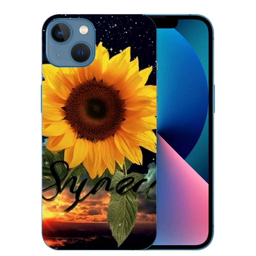 MAXPRESS Phone Case Sunflower Moon Star Sky Customzied Name Gifts ...