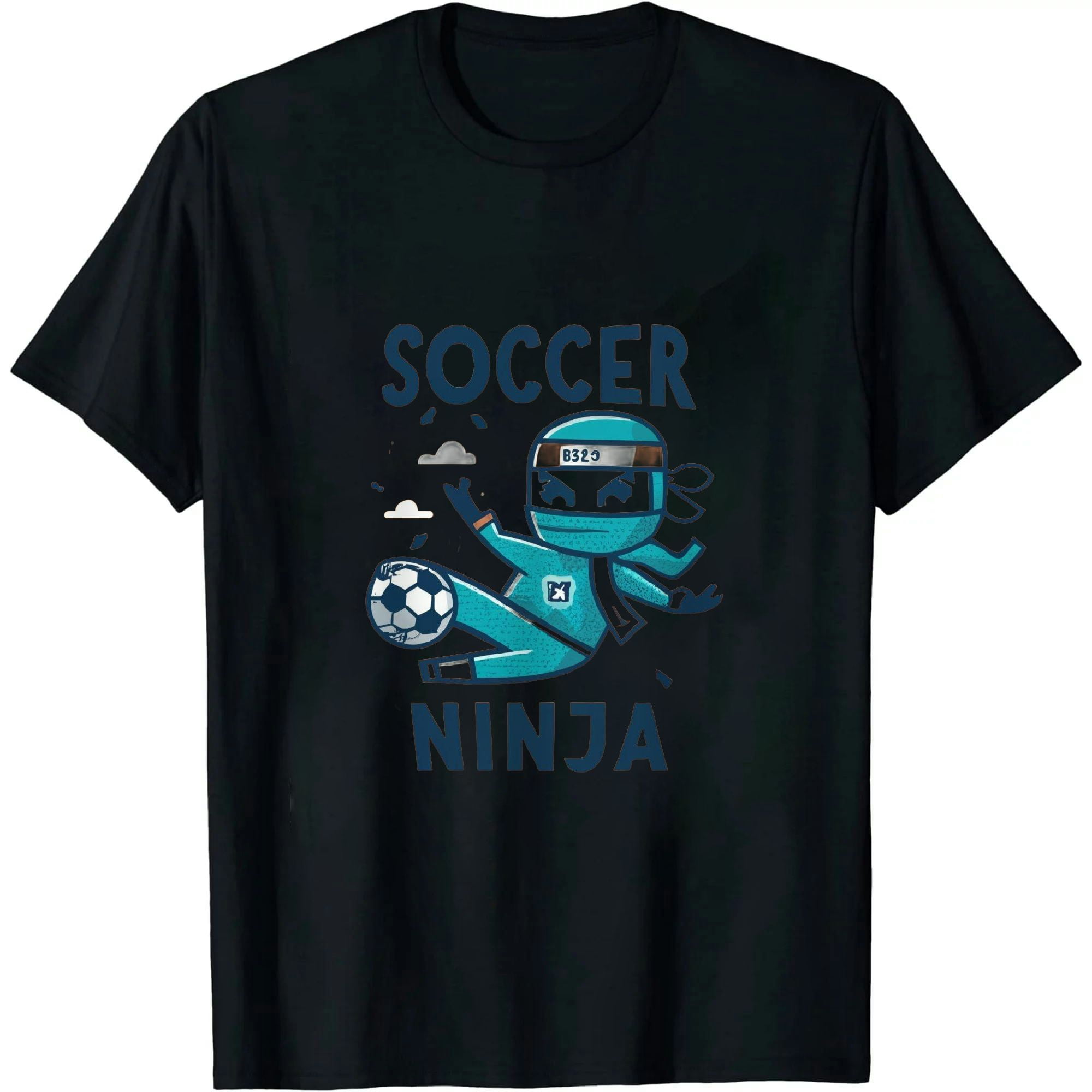 MAXPRESS Soccer Ninja Player Cute Football Lovers Funny Gift T-Shirt ...