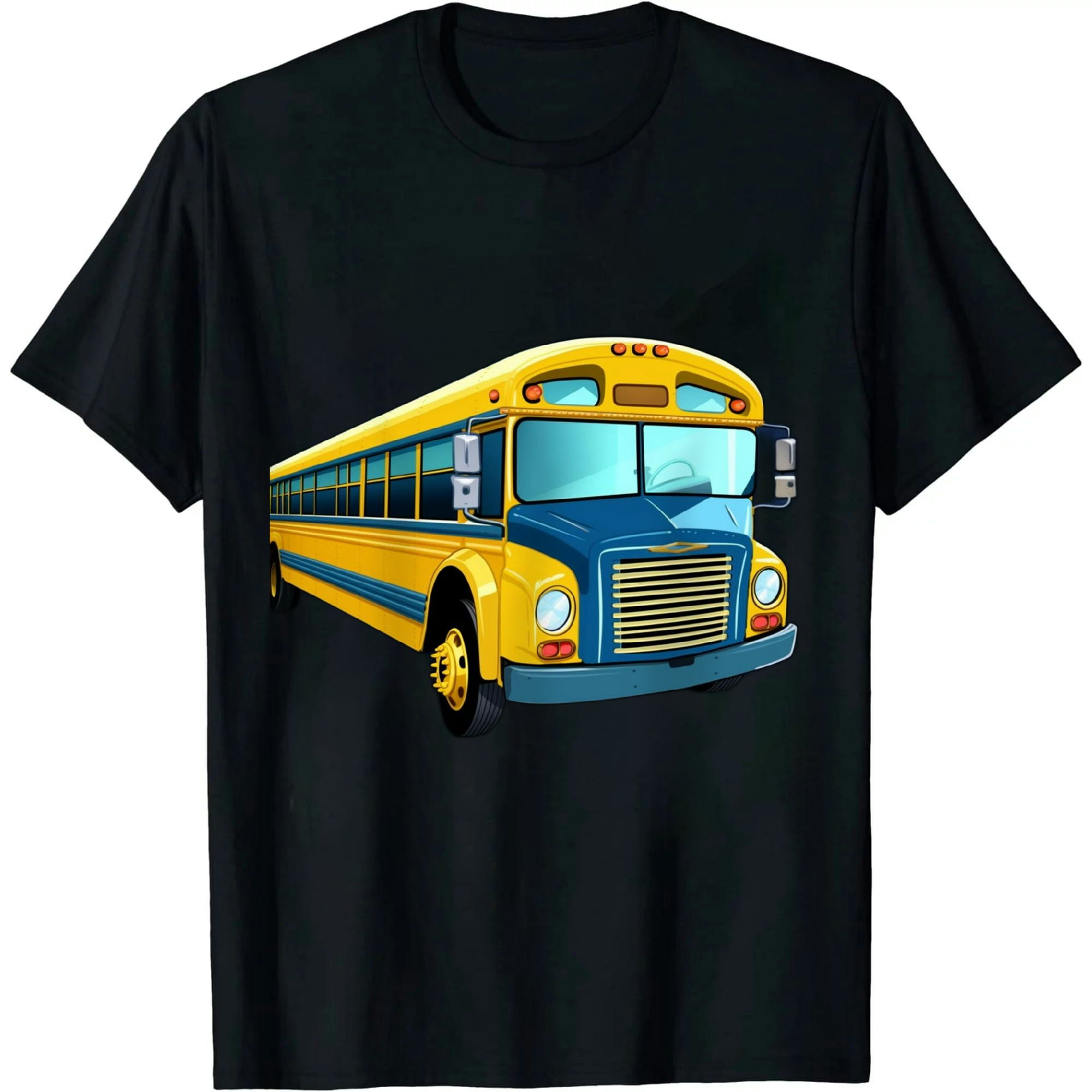 MAXPRESS Yellow School Bus Driver T Shirt - Men, Women - Walmart.com