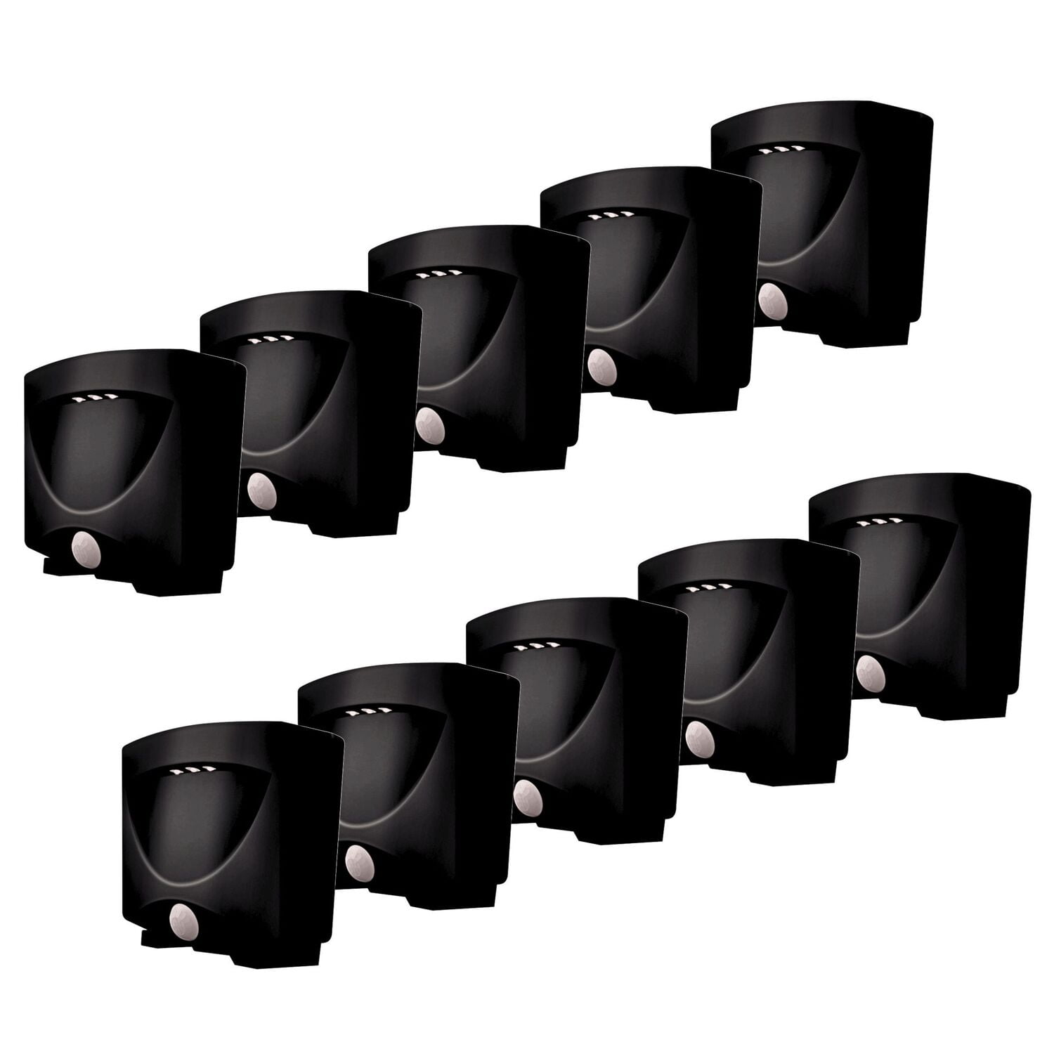 MAXSA Innovations Battery-Powered Motion-Activated Outdoor Night-Light ...