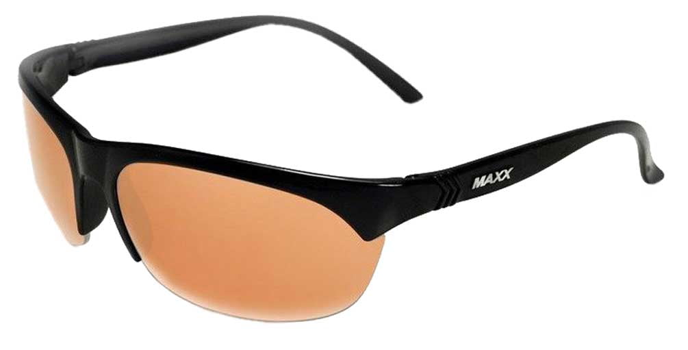 MAXX HD Maxx 1 TR90 Half Frame Sunglasses All Sport Black MAXX1 (Black ...