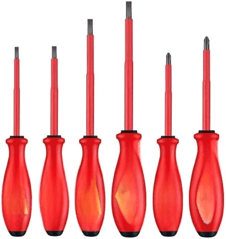 MAXX VDE 1000v Professional Grade Electrician Screwdriver Set 6 Pieces ...