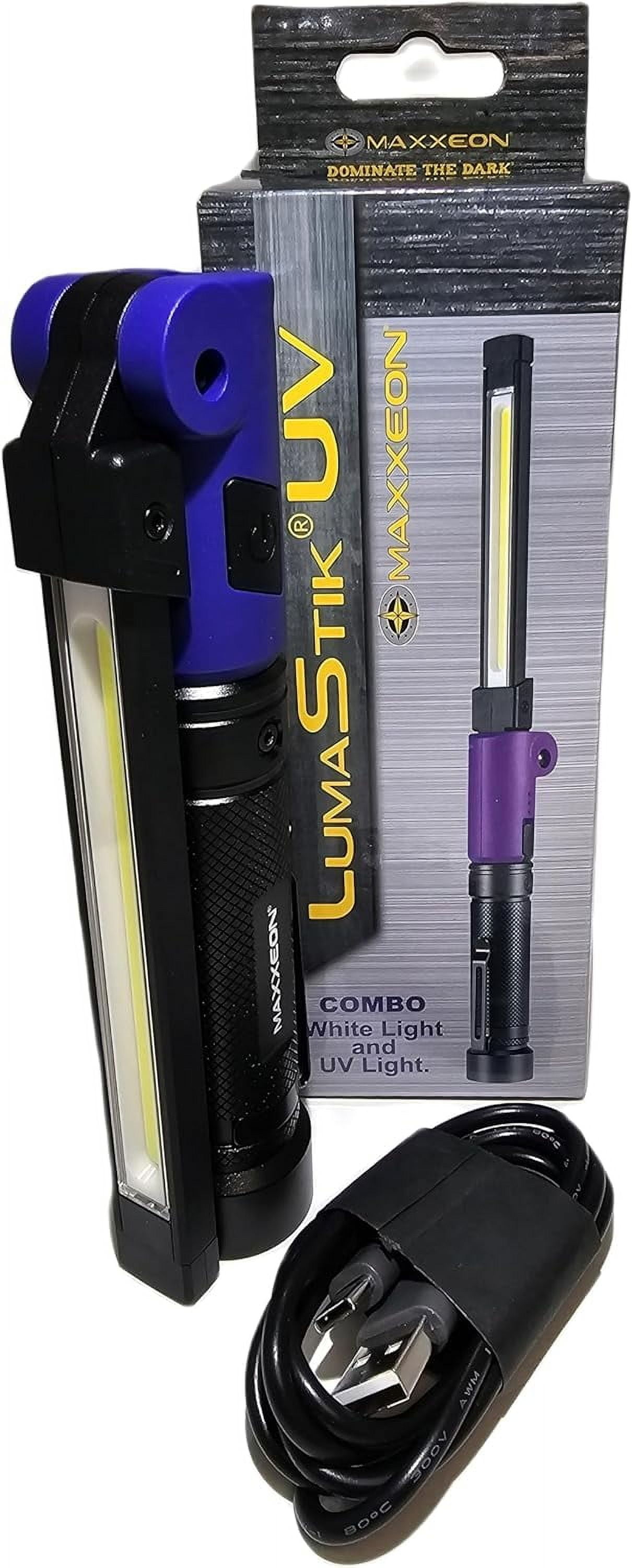 MAXXEON MXN01024 WorkStar LumaStik Combo Ulta-Violet (UV) and White ...
