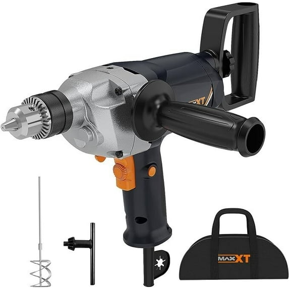 MAXXT 1/2" Spade Handle Mud Mixer Drill Heavy Duty For Plaster Mortar ...