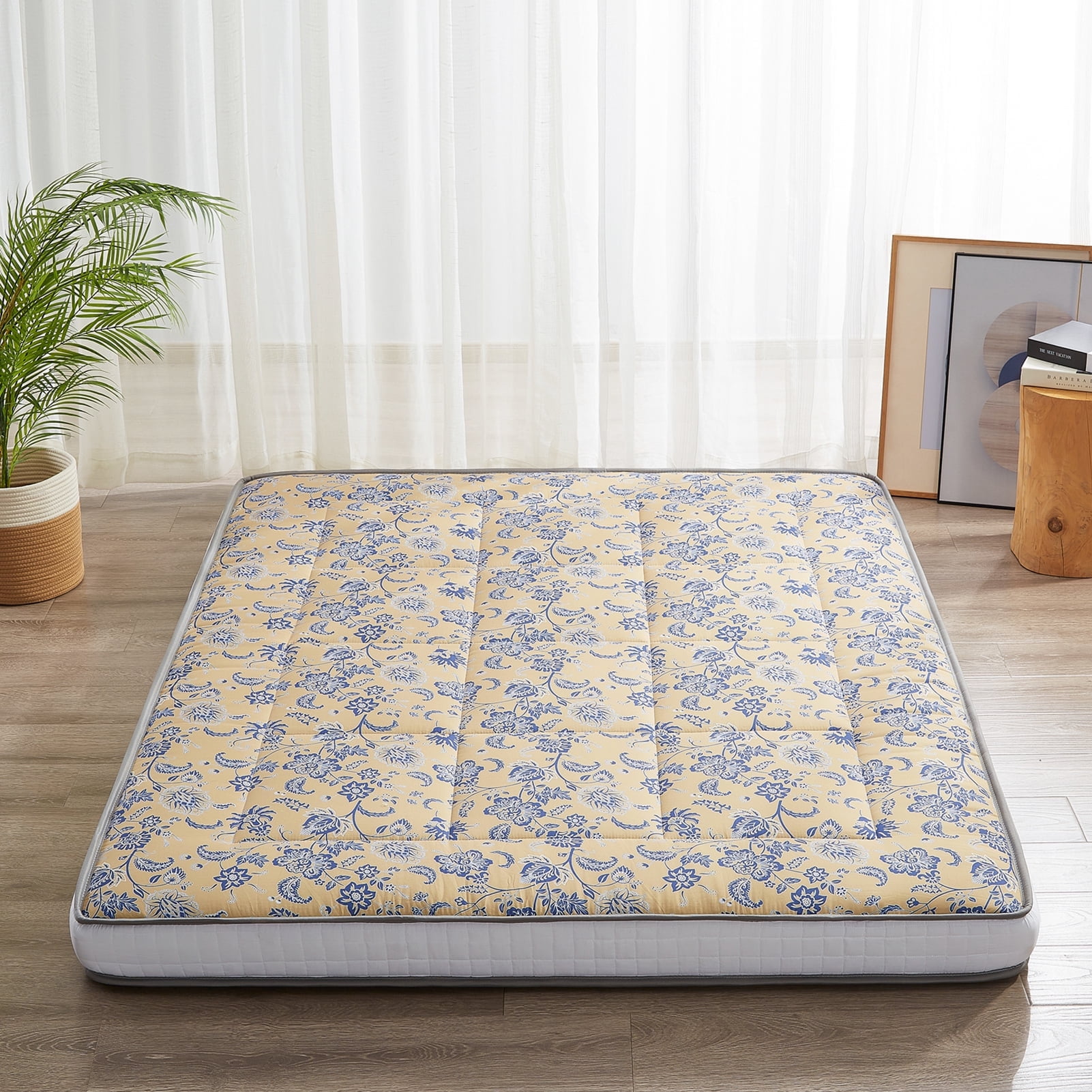 MAXYOYO 6" Extra Thick Futon Mattress,Tatami Pad Floor Mattress for ...