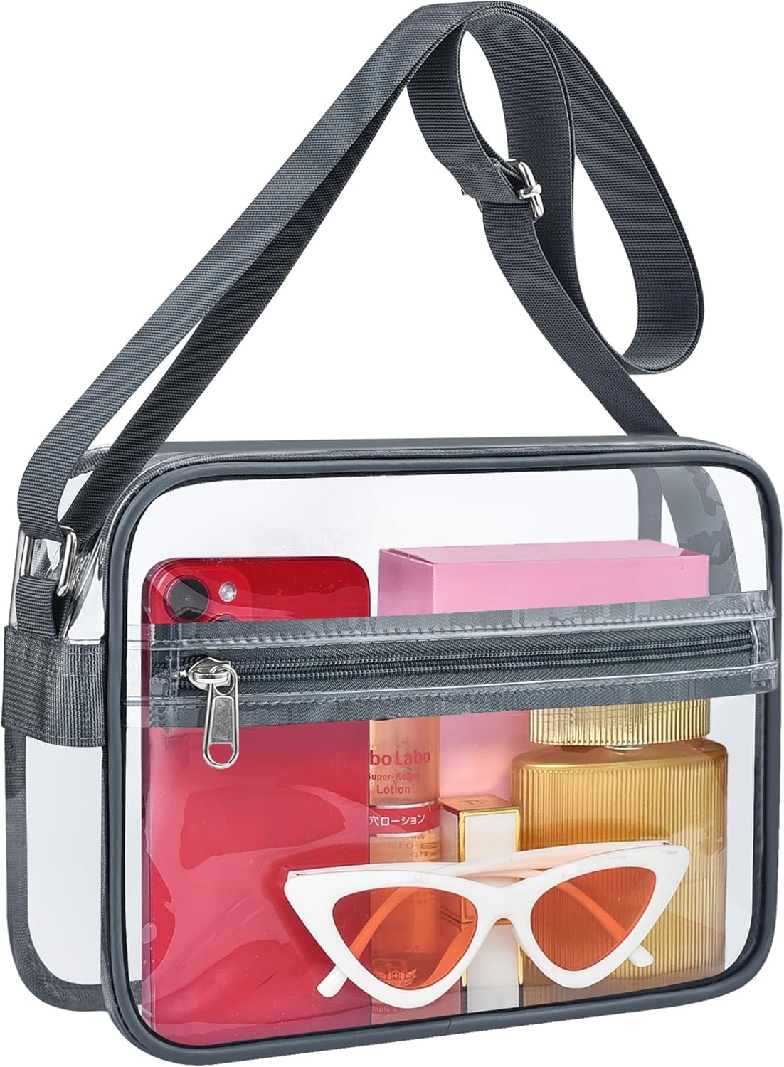 MAY TREE Clear Bag for Stadium Events Clear Messenger Bag for Concerts ...