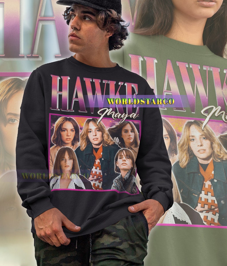 MAYA HAWKE Sweatshirt, Maya Hawke Homage Sweatshirtter, Maya Hawke Fan ...