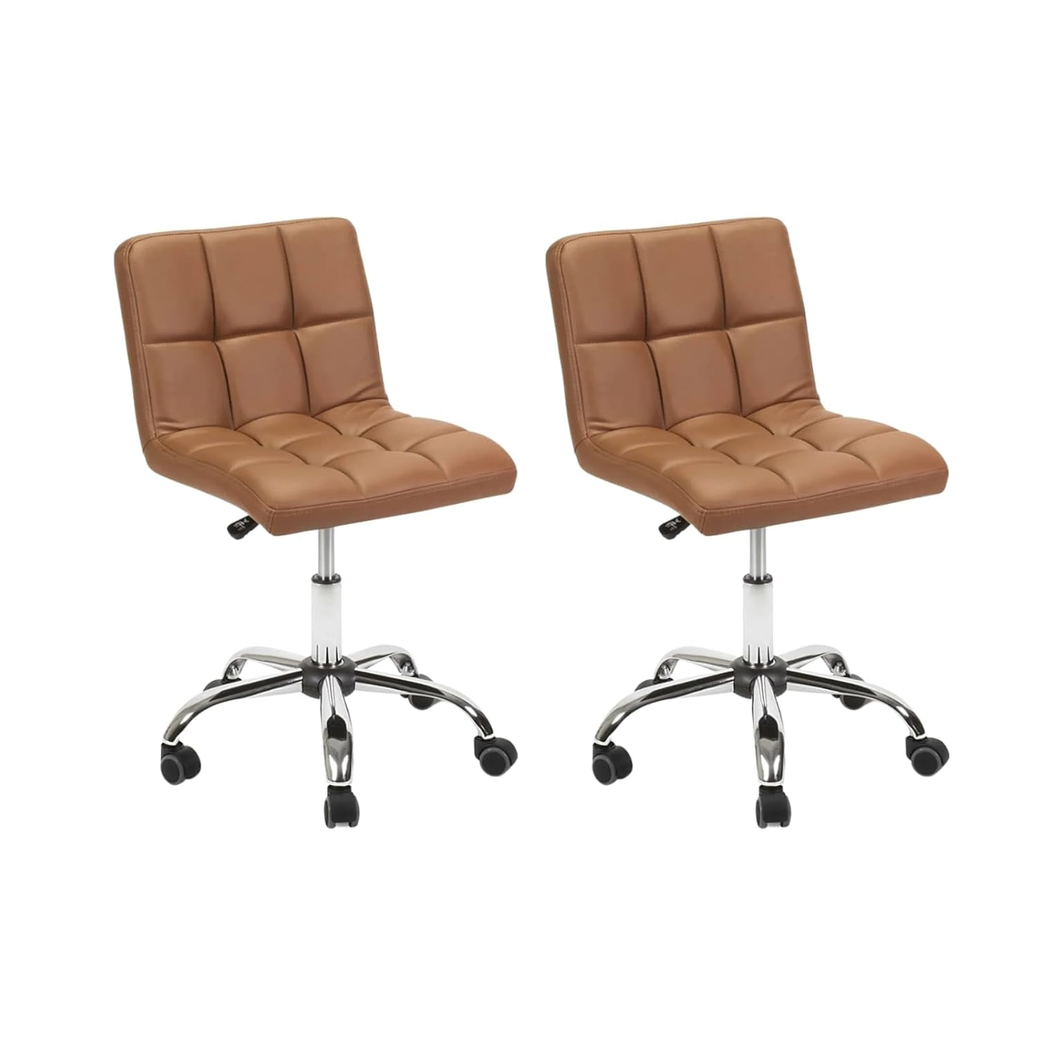 MAYAKOBA SET OF 2 Nail Salon Manicurist Chair CAPPUCCINO Thick Comfort ...
