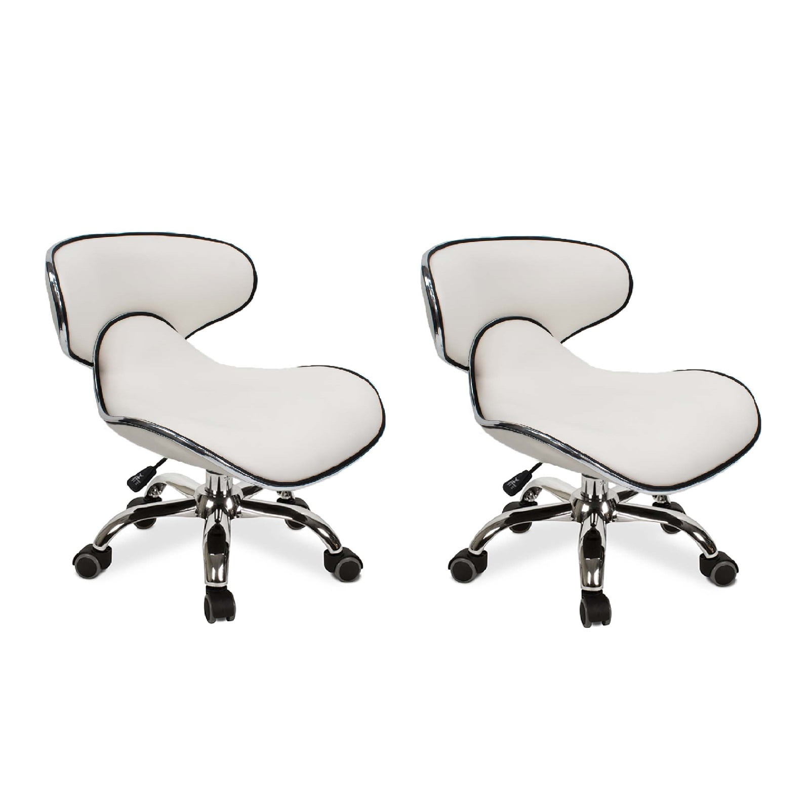 MAYAKOBA SET OF 2 Nail Salon Pedicure Stool UMI Pedicure Chair Short ...