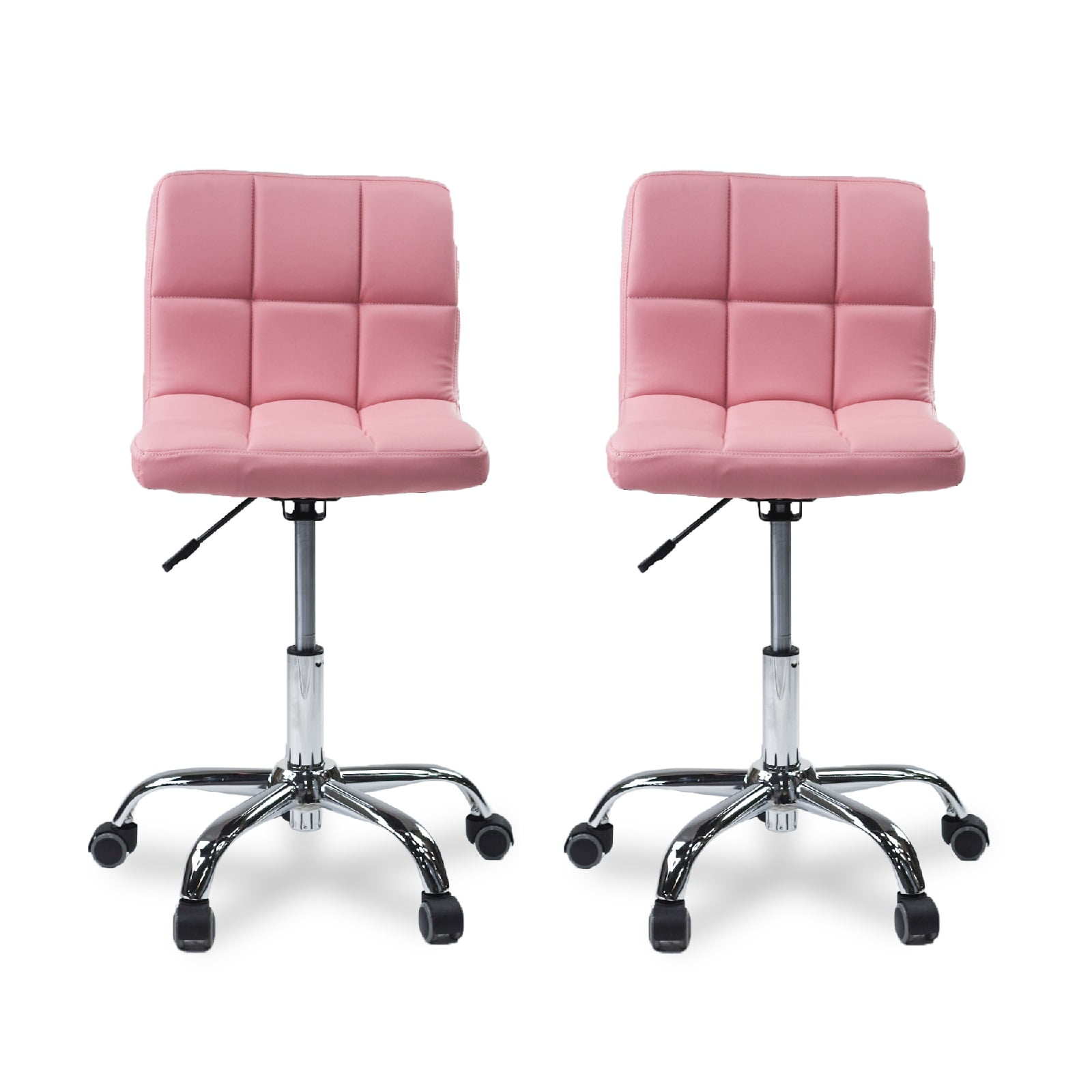 MAYAKOBA Set of 2 Nail Technician Stool, 19"-25" Adjustable Height ...