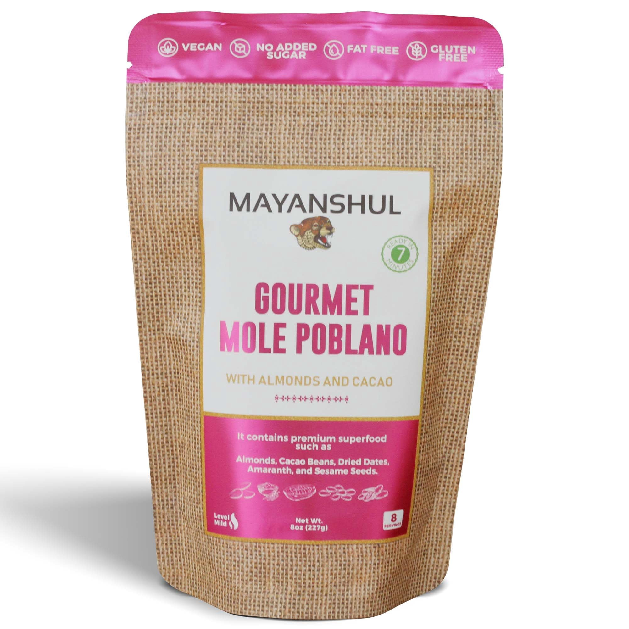 MAYANSHUL Mole Sauce | HMF23 Healthy Mole Poblano, Black Mole | Doesn't ...