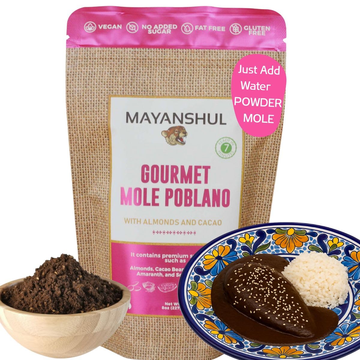 MAYANSHUL Mole Sauce I BCF26 Gourmet Mole Poblano, Mole Negro | No ...