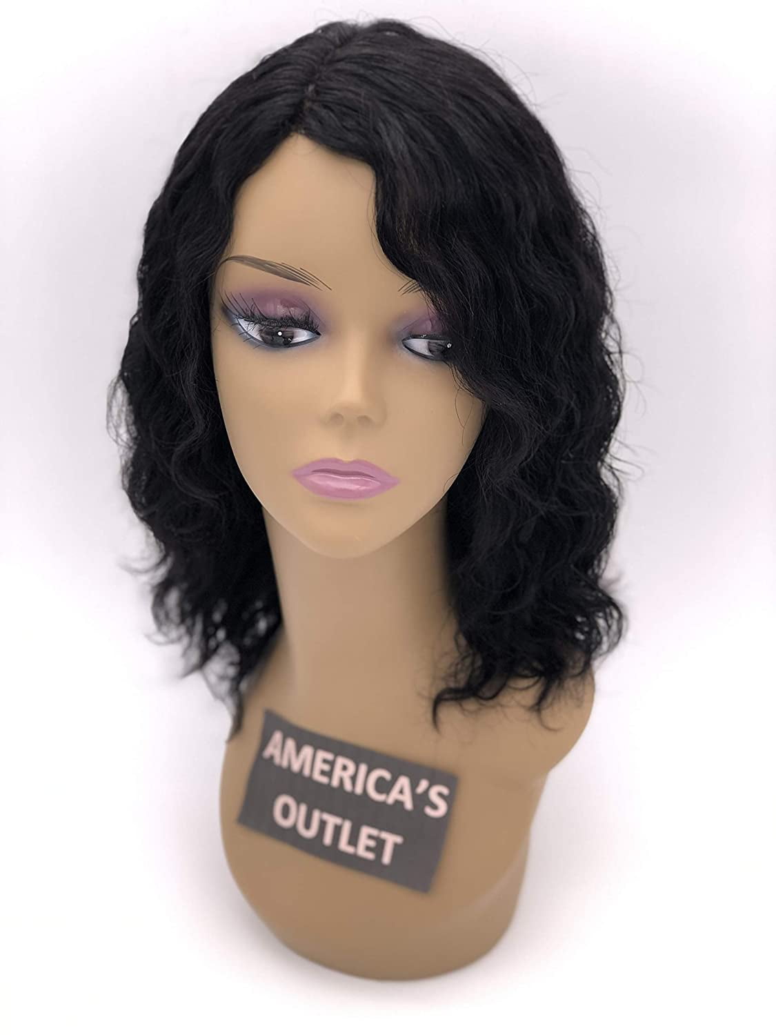 MAYDE 100% HUMAN HAIR WET & WAVY INVISIBLE LACE PART WIG - LOOSE DEEP - Walmart.com