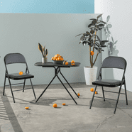 Leumius 4 Pack Folding Chair,Indoor Outdoor White Plastic Folding Chair ...