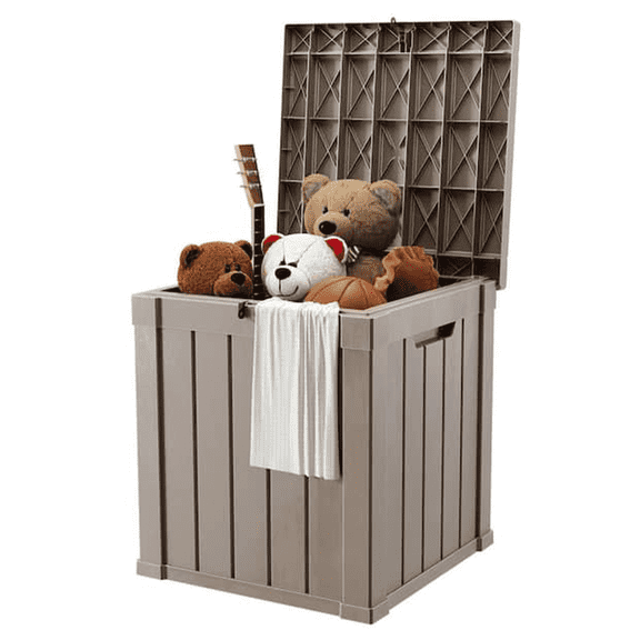 MAYEERTY 80 Gallon Outdoor Deck Box, Large Capacity Storage Box for ...