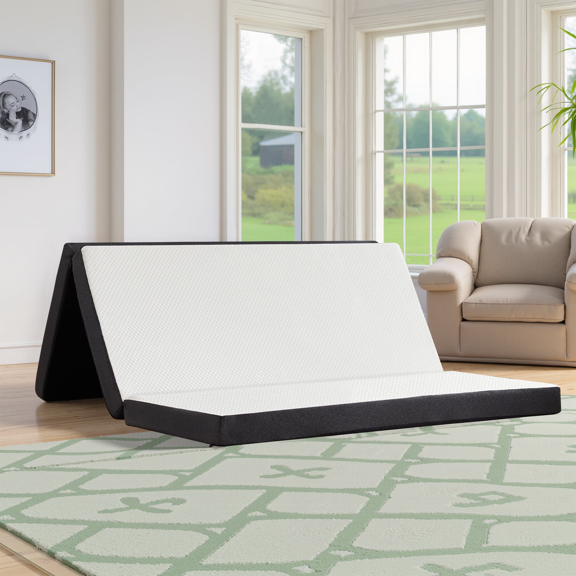 MAYEERTY Air Mattress - 18" Inflatable Blow Up Mattress Airbed with ...