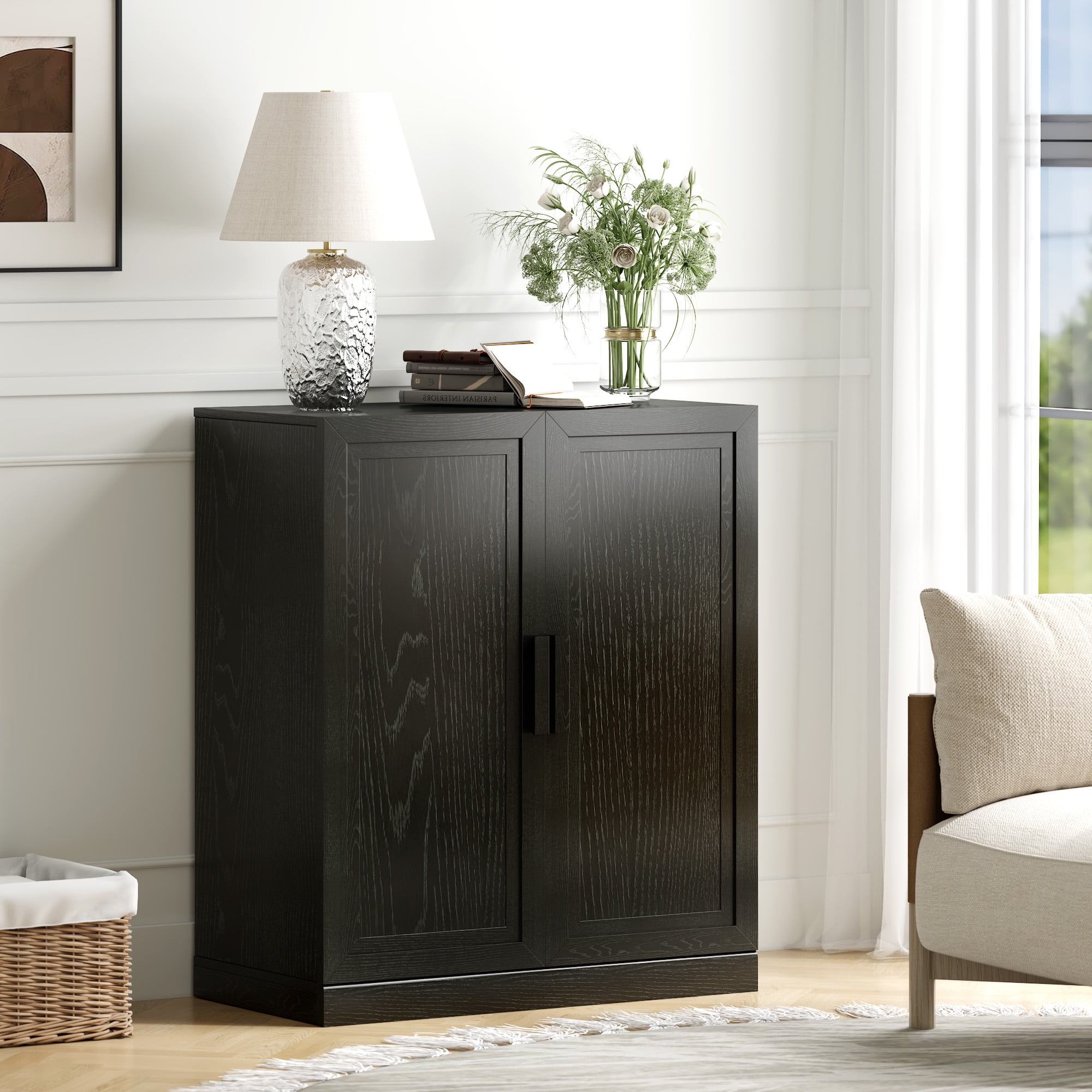 MAYEERTY Modern Black 36x31x16