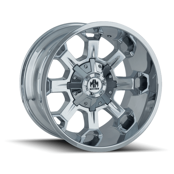 MAYHEM COMBAT-8105 20X9 8X165.1/8X170 18ET 130.8CB CHROME - Walmart.com
