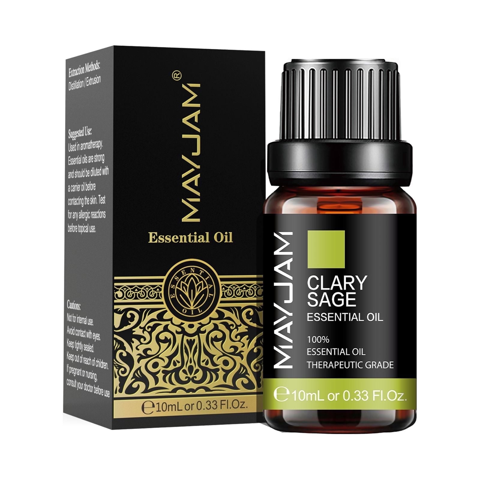 MAYJAM 100% Pure & Natural Clary Sage Essential Oil for Aromatherapy ...
