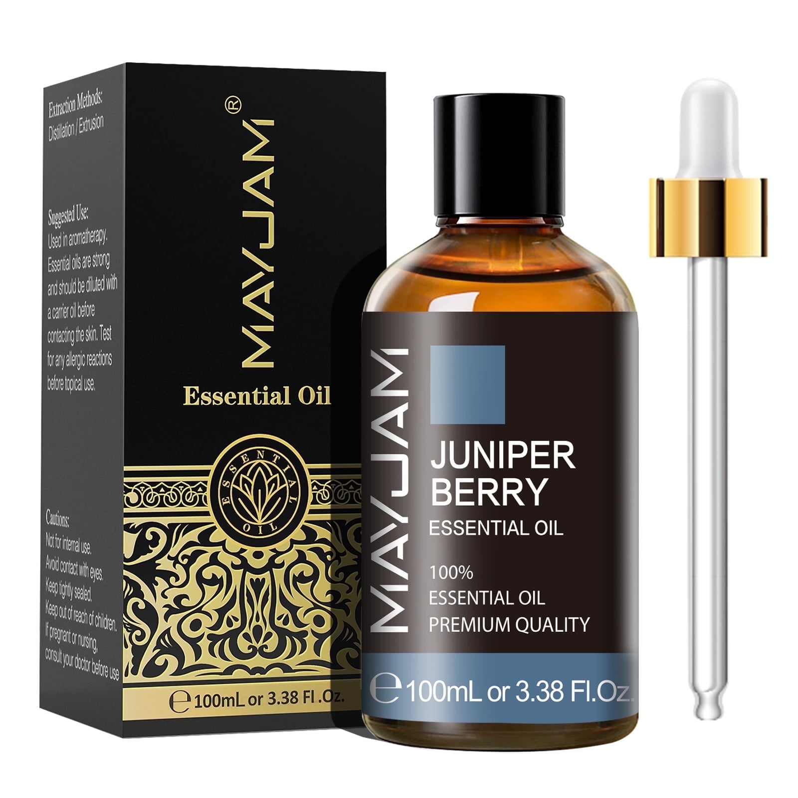 MAYJAM Pure juniper Berry Essential Oil,100ML, Therapeutic Grade, for ...