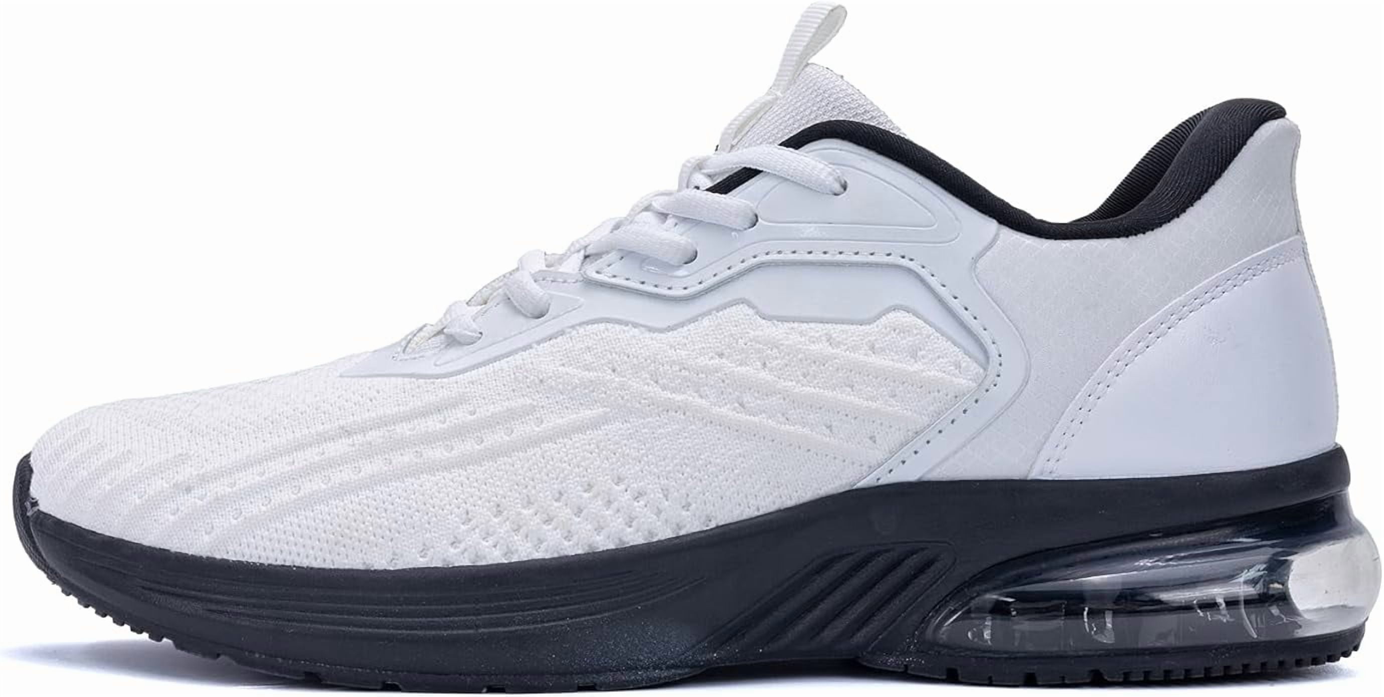 MAYKX Men’s Slip-On Walking Shoes – Cushioned Sole Strong Heel Easy to ...