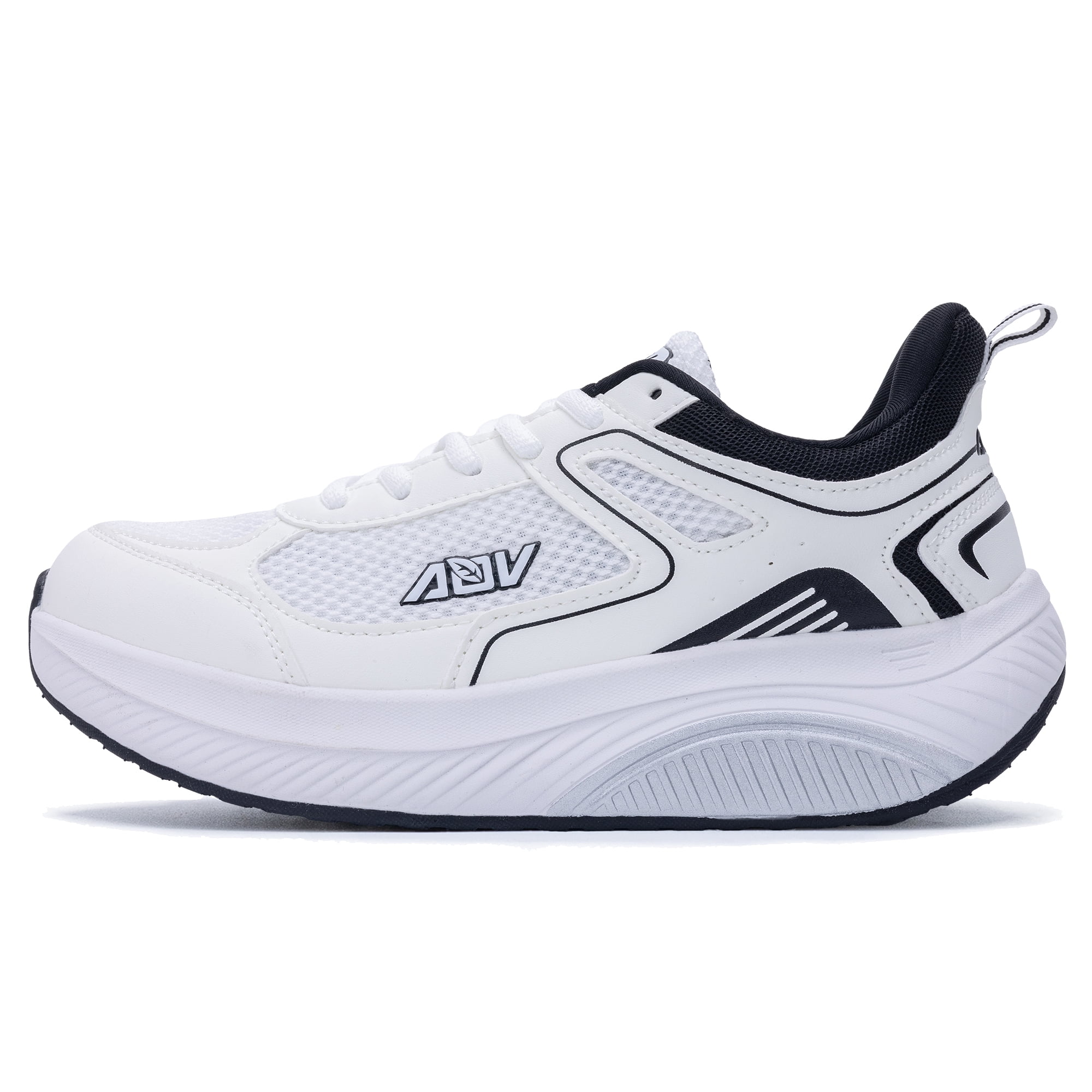 MAYKX Women’s Wide Toe Box Arch Support Walking Shoes –Orthotic with ...