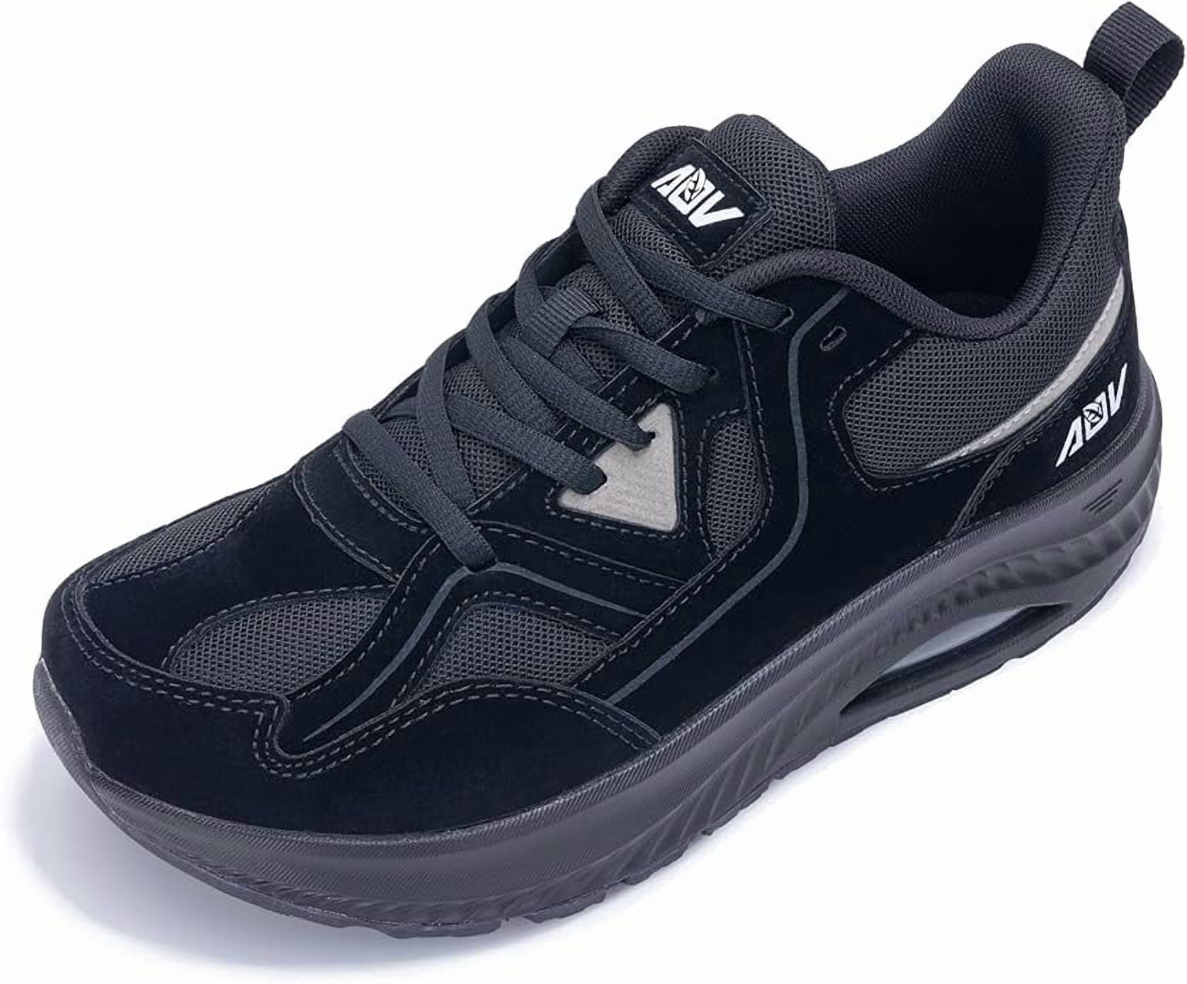 MAYKX Women’s Wide Toe Box Walking Shoes with Arch Support, Cushioned ...