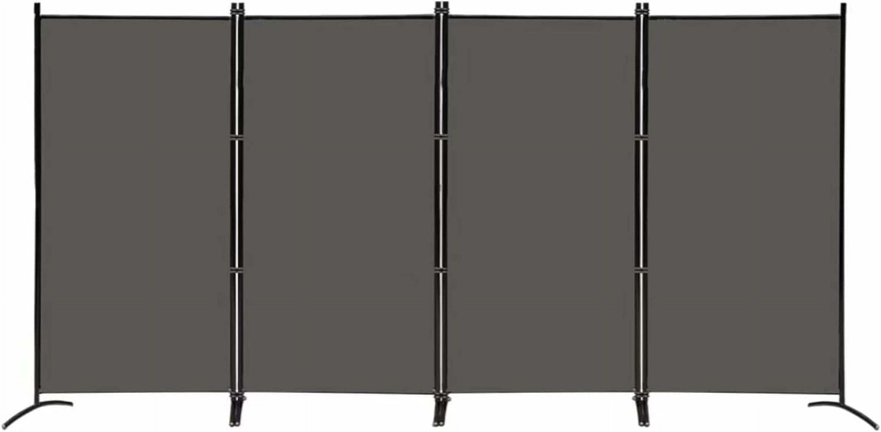 MAYOLIAH 6 Panel Room Dividers Folding Privacy Screen, 10ft Wide 6ft ...