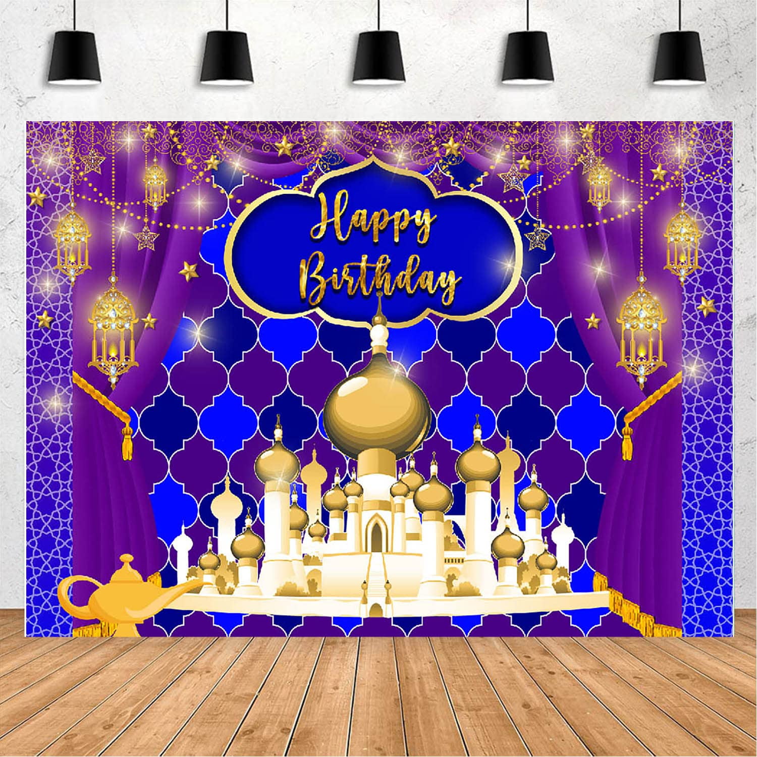 MAYSSKQ Aladdin Style Backdrop Moroccan Aladdin Bi - Walmart.com