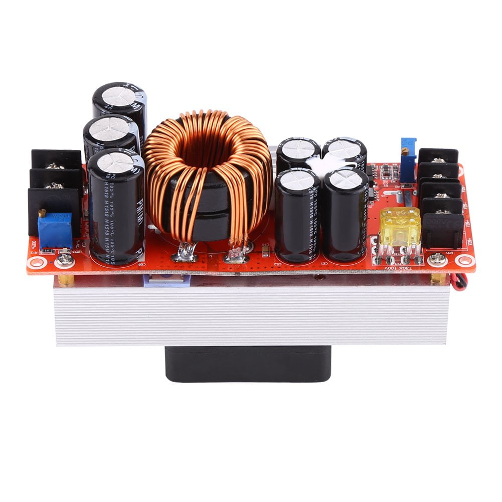 MAYUJIAASE 10-60V to 12-90V DC-DC Boost Converter with Fan 1500W 30A Step Up Power Supply Module ...