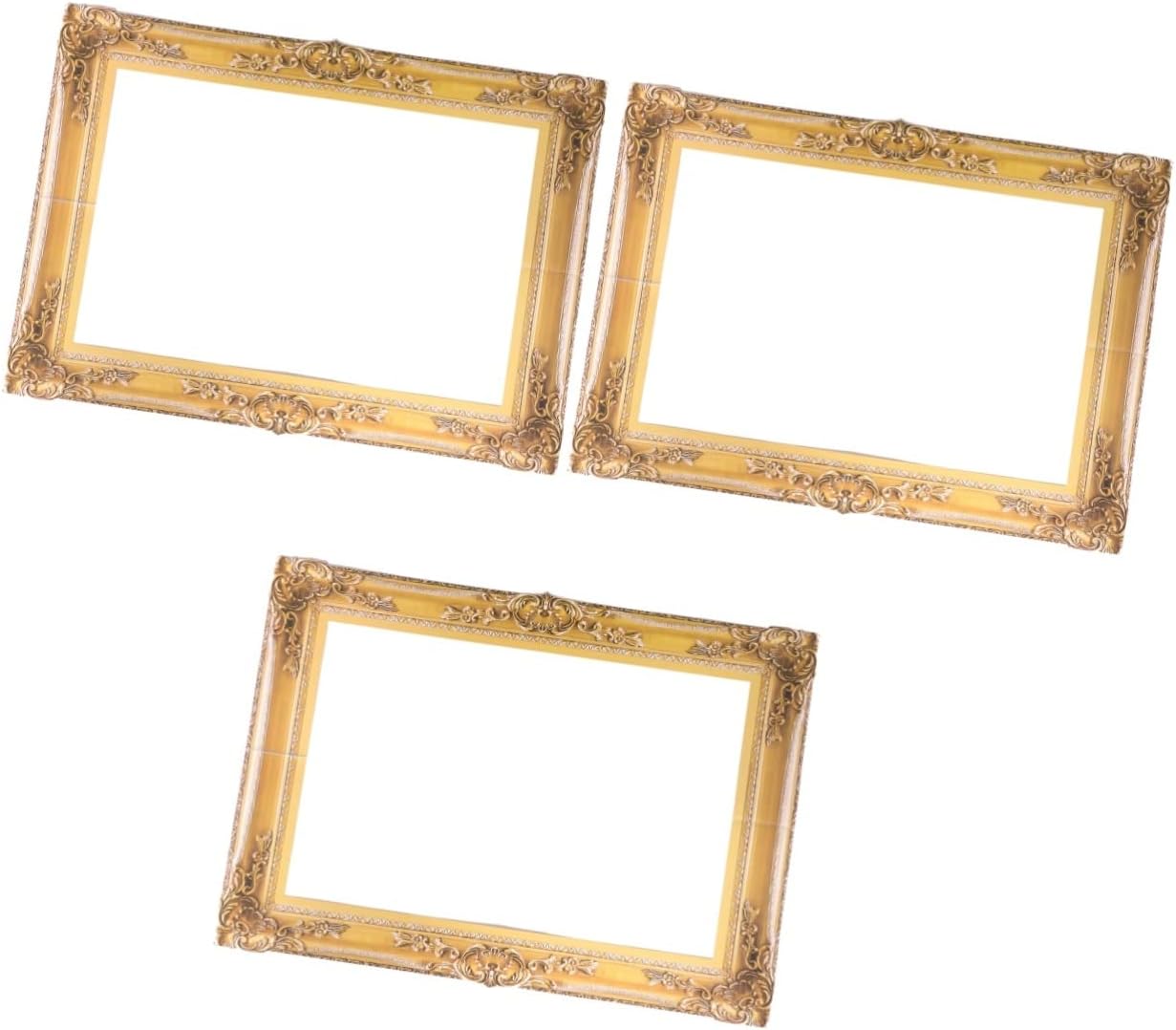 MAYUJIAASE 3pcs Paper- Frames Wedding Party Favors DIY Photo Booth ...