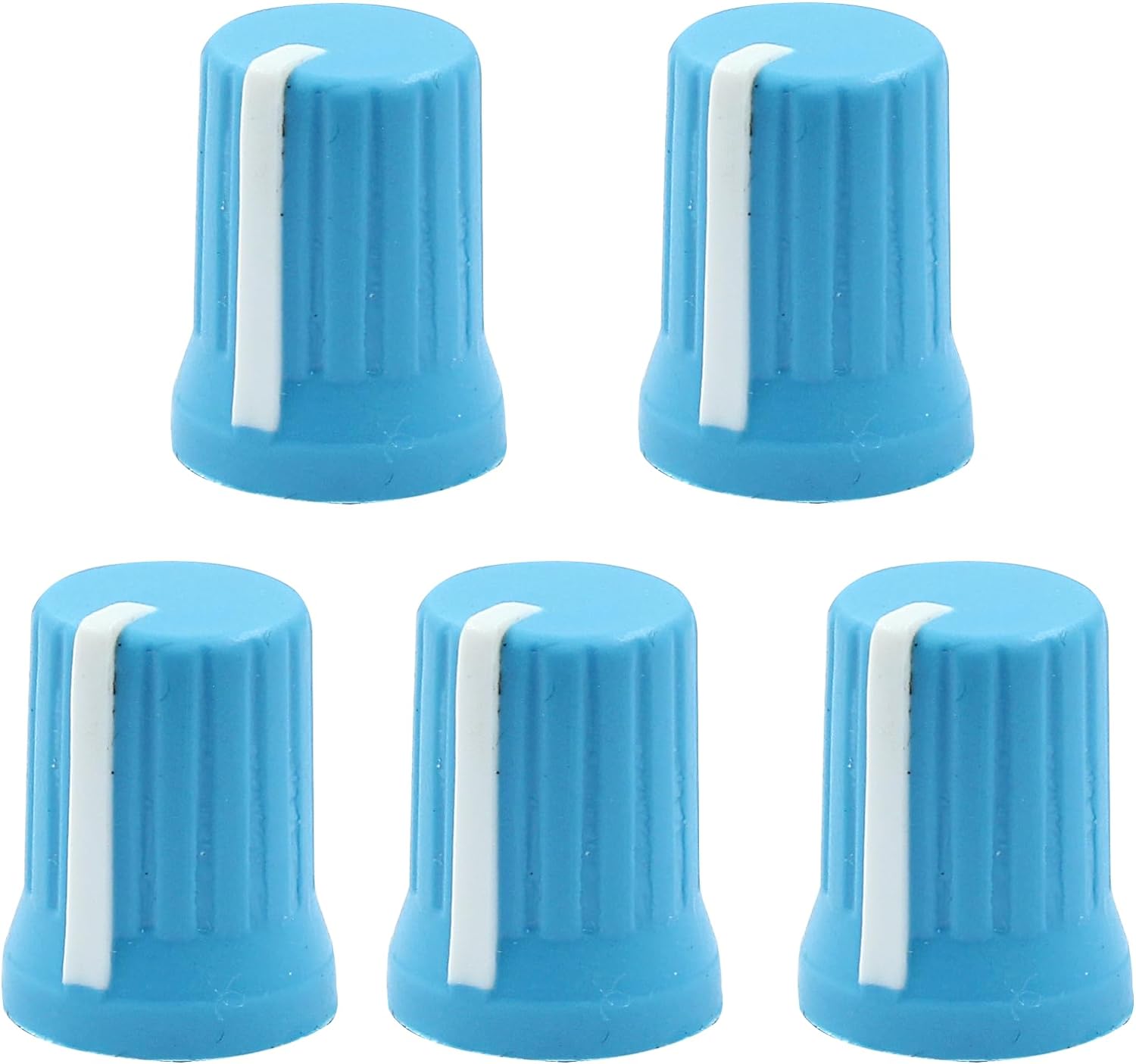 MAYUJIAASE 5 Pcs Universal EQ Rotary Knob Replacement Rubber ...