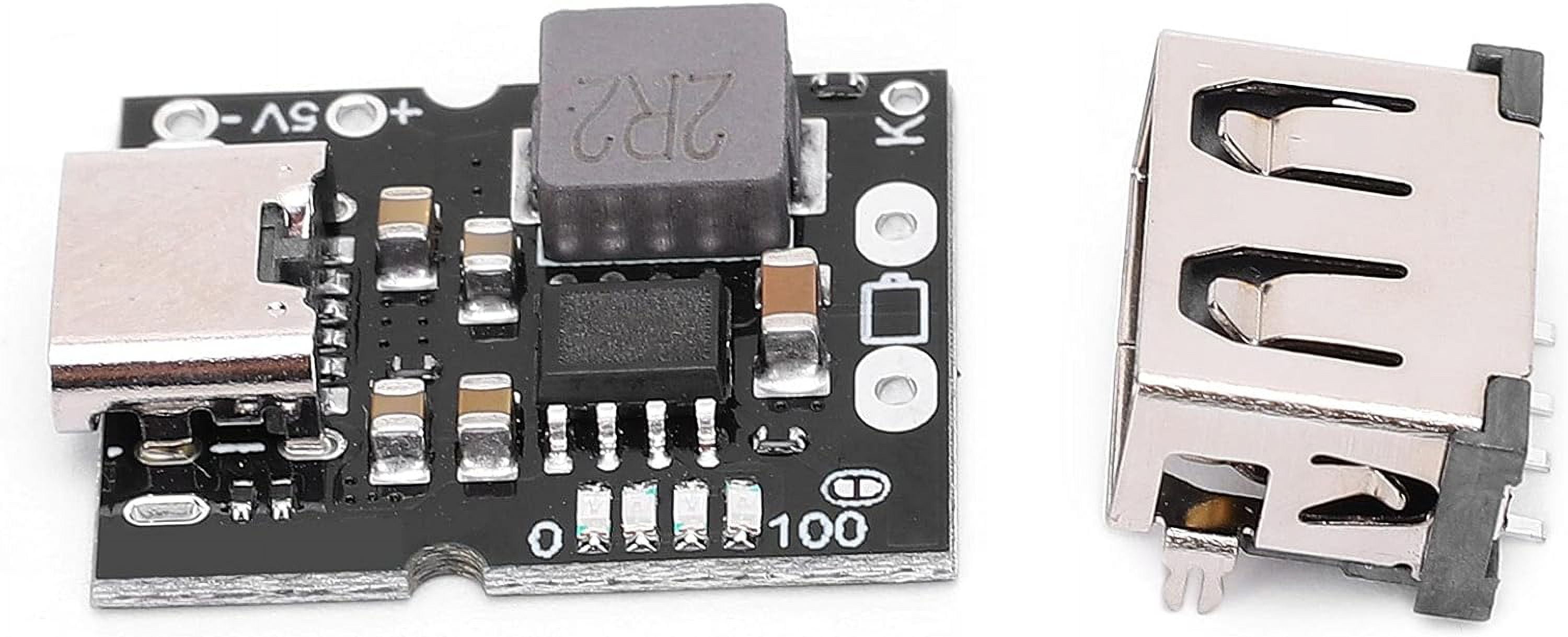MAYUJIAASE 5V 2A Lithium Battery Discharge Module Type C Input Lithium ...