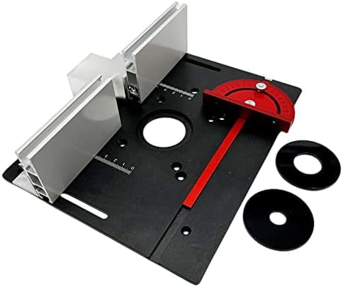 MAYUJIAASE Aluminium Router Table Insert Plate - Woodworking Bench ...