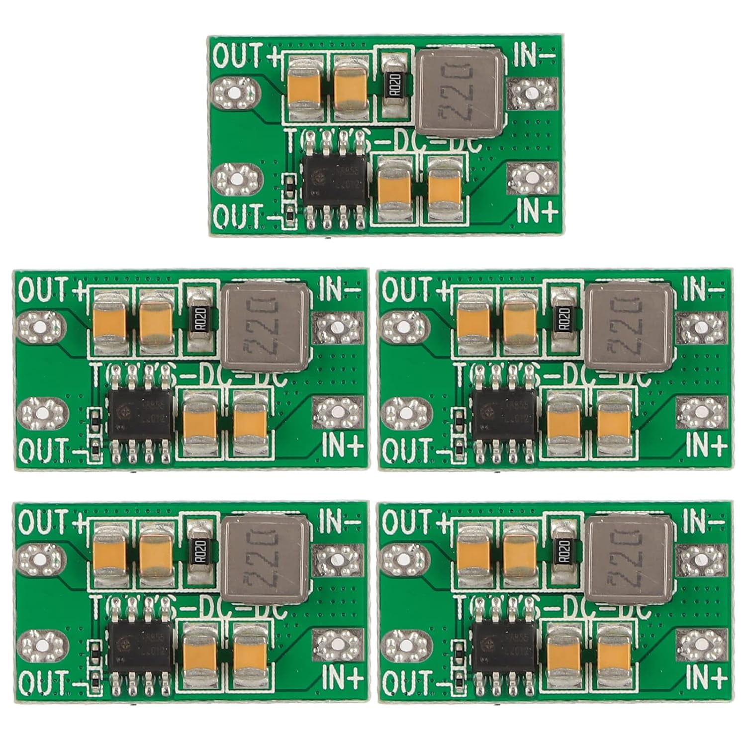 MAYUJIAASE DC to DC Buck Converter, 5PCS DC-DC Voltage Regulator ...