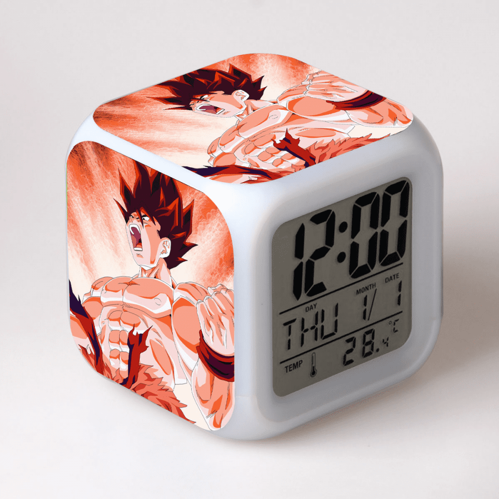 MAYUJIAASE Digital Alarm Clock for Kids, Cartoon Dragon Ball Pattern 7 ...