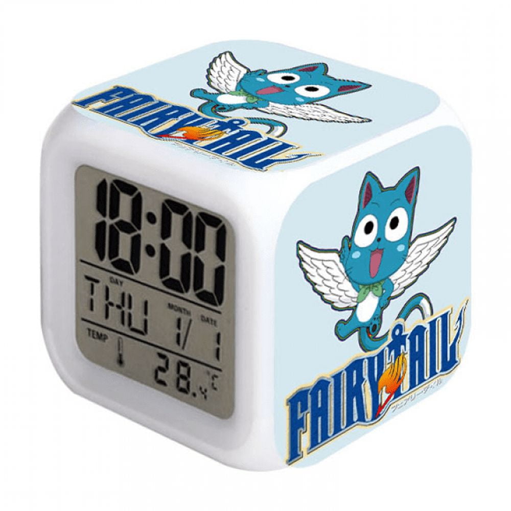 MAYUJIAASE Digital Alarm Clock for Kids, Cartoon FAIRY TAIL Pattern 7 ...