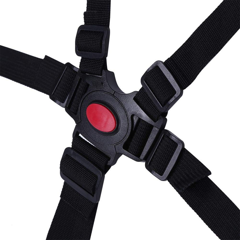 MAYUJIAASE Durable Child Pram Seat 5 Point Harness Baby Stroller Safety Belt, Baby Stroller ...