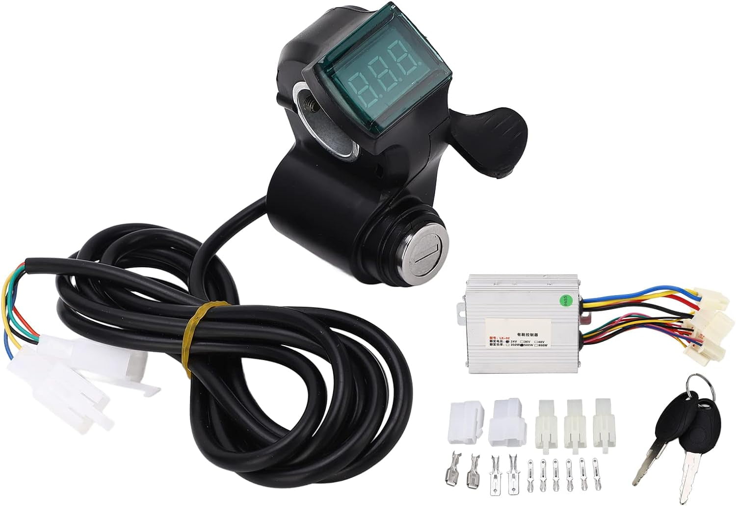 MAYUJIAASE E Bike Controller Kit, 24V 500W Electric Bike Brushed Motor ...