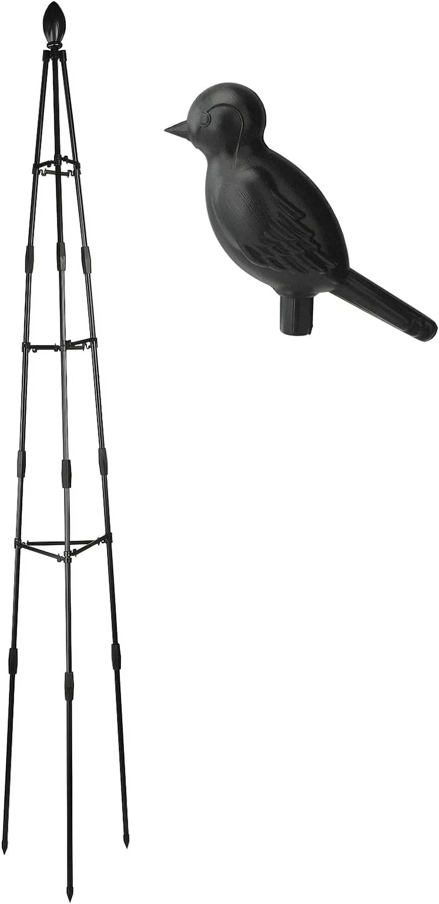 MAYUJIAASE Garden Trellis for Climbing Plants，Tower Obelisk Trellis ...