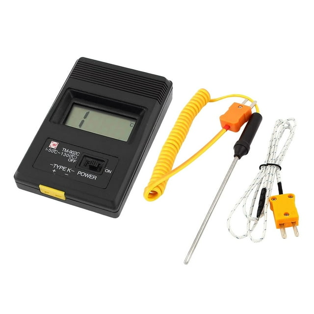 MAYUJIAASE K-Type Digital Thermometer Temperature Reader Sensor, -50 ...