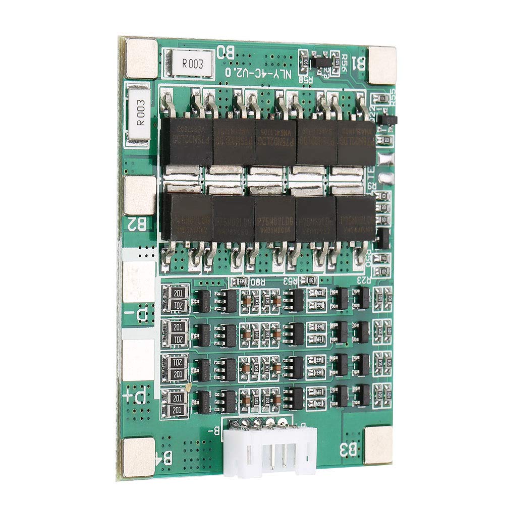 MAYUJIAASE Lithium Cell Protection Board, 4S BMS Module 3.7V 50A BMS ...