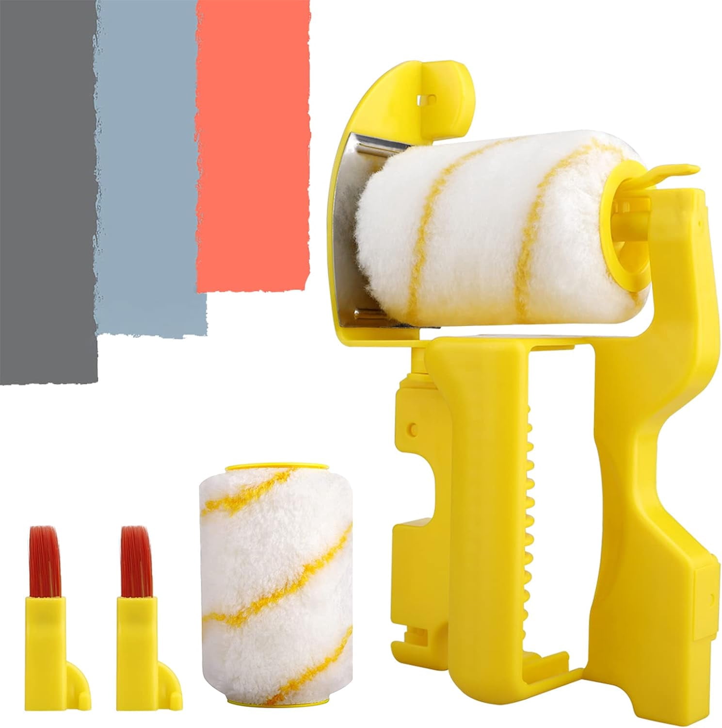 MAYUJIAASE Paint Edger Roller Brush Multifunctional HandHeld Paint ...